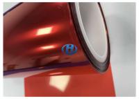 China 50 μm Red PET Acrylic Adhesive Film for Metal Plastic Glass in 3C industries for sale