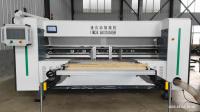 China PLC Control System Automatic Box Making Machine Built for Corrugated Board 4100mm X 2000mm X 2000mm Enhancing Packaging Lines for sale