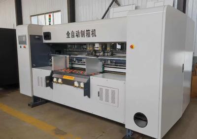 China Steel boxmaker providing speed 10 to 20 Pcs per min ideal for continuous packaging manufacturing and process reliability for sale