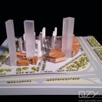 China 1:1000 Scale Commercial Complex Architectural Model - 70cm x 70cm x 45cm, 18KG Lightweight Design with Acrylic and Wood Elements for sale