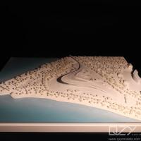 China AECOM Hubei Xunlong Hall Architectural Model 1:500 Scale 200cm Display for Design Competition for sale