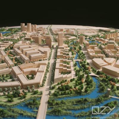 China Shenyang Sino-German Park 1:2000 Scale Architectural Model - 1.5m Diameter Circular Design with 0.3mm Precision for sale