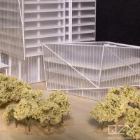 China Aedas 1:200 Scale Architectural Model with Laser Cutting and UV Printing for Yuehai Yungang City Art Project for sale