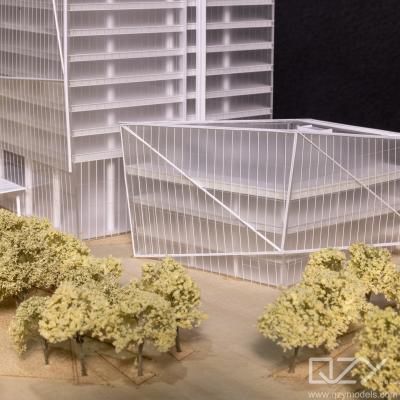China Aedas 1:200 Scale Architectural Model with Laser Cutting and UV Printing for Yuehai Yungang City Art Project for sale
