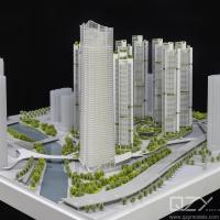China Aedas Luohu Ship Steps Redevelopment Concept Model 1:600 Scale 200cm Display Architectural Model for sale