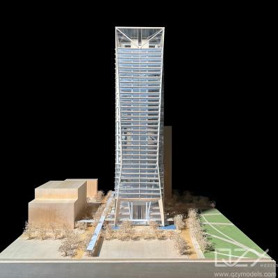 China Aedas Qianhai Huatai 1:200 Scale Architectural Model - 200cm × 100cm Office Building Display with ABS & Acrylic Materials for sale
