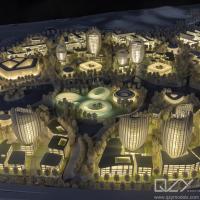 China Aedas Shenzhen Jiuwei Urban Planning Model 1:1000 Scale - 200cm x 100cm Display Architecture for sale