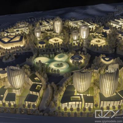 China Aedas Shenzhen Jiuwei Urban Planning Model 1:1000 Scale - 200cm x 100cm Display Architecture for sale