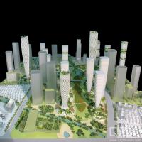 China Carlo Ratti Shenzhen North Station 1:1000 Scale Architectural Model - 200cm x 100cm Display Piece with 3D Printing & Handcrafting for sale