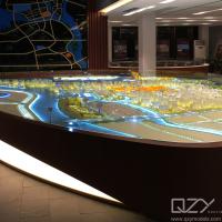 China 1:600 Scale Haiyun Residence Architectural Model with LED Lighting - 30cm x 30cm x 150cm Transparent Crystal Design for sale