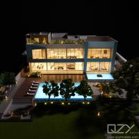 China 1:50 Scale Cavalli Luxury Villa Architectural Model - 200cm x 100cm Display with Illumination for sale