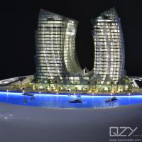 China DAR GLOBAL Pagani Luxury Apartments Architectural Model 1:100 Scale - 200cm x 100cm Display with Fiberglass Base for sale