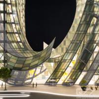 China DAR GLOBAL Pagani Luxury Apartments Architectural Model 1:100 Scale - 200cm x 100cm Display with Fiberglass Base for sale
