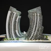 China DAR GLOBAL Pagani Luxury Apartments Architectural Model 1:100 Scale - 200cm x 100cm Display with Fiberglass Base for sale