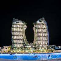 China DAR GLOBAL Pagani Luxury Apartments Architectural Model 1:100 Scale - 200cm x 100cm Display with Fiberglass Base for sale