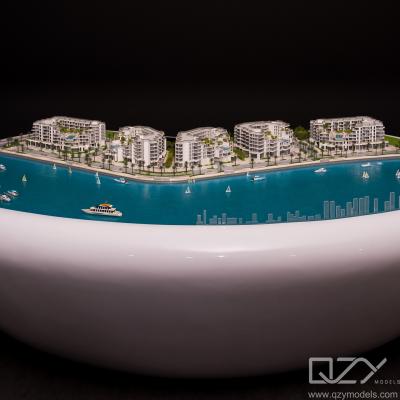 China DAR GLOBAL Les Vagues 1:250 Scale Architectural Model - 200cm x 100cm Display with iPad Lighting Control for sale