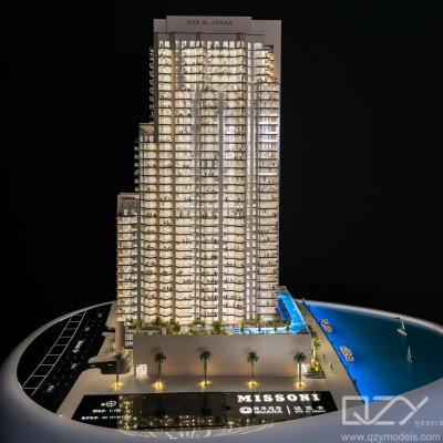 China Missoni Luxury Apartment Architectural Model 1:100 Scale - 200cm x 100cm Display with 3D Printed Interiors for sale