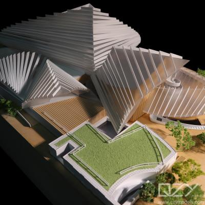 China EMBT Shenzhen Performing Arts Center 1:300 Scale Architectural Model - 200cm x 100cm Display Quality for sale
