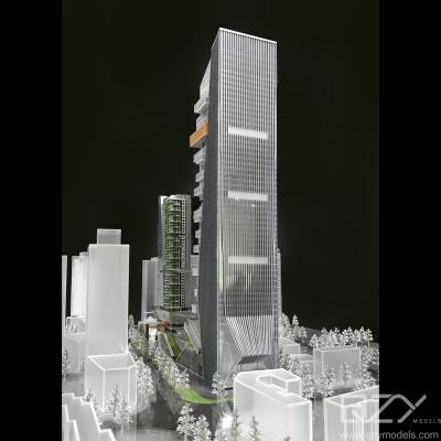 China Guiyang Hengfeng Pedestrian Street Phase 2 Architectural Scale Model 1:500 | 200cm x 100cm Display for sale