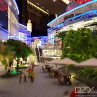 China 1:150 Scale Hainan Mova Plaza Shopping Mall Architectural Model - 200cm x 100cm Display with Elevator Show Technology for sale