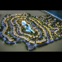 China White Bay Egypt 1:500 Scale Architectural Model - 200cm Display with 6000K/4000K Lighting System for sale