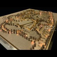 China Egypt Architecture Model 1:1000 Scale Copper Construction - 200cm x 100cm Display with 100KG Weight for sale