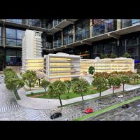 China 1:60 Scale Metal Outdoor School Architectural Model - BASIS International School with 100KG Weight and 4000K Lighting for sale
