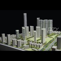 China HUAYI 3D Architectural Scale Model 1:100 Liantang Urban Renewal Concept with 200cm Size for sale