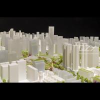 China HUAYI 1:2000 Scale Architectural Model - Bao'An Chuangye Road Urban Design 200cm x 100cm Display for sale