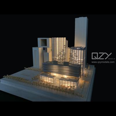 China JKP 1:300 China Electronics Headquarters Architectural Model - 200cm x 100cm Display with ABS, Acrylic & Metal Construction for sale
