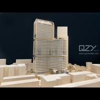 China Vanke Meilin Intelligent Manufacturing Center Architectural Model 1:300 Scale | 200cm × 100cm Display | 100KG Weight for sale