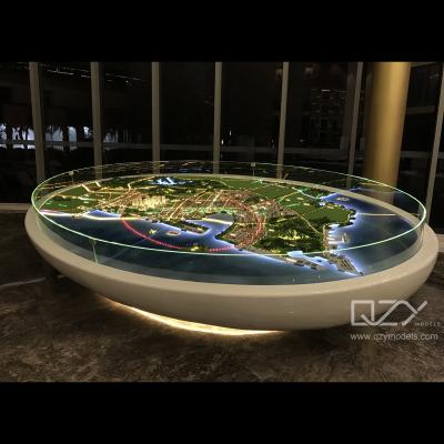 China CNC Architectural Model 1/100 Kingkey Group Shanhai City Residences High Rise Tower Display for sale