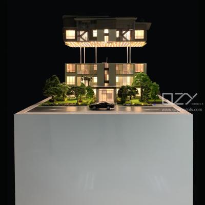 China 1:25 Scale Residential Villa Model ABS Acrylic Metal Handmade 200cm Display for sale