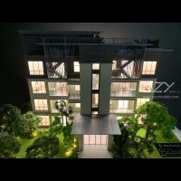 China 1:25 Scale Residential Villa Model ABS Acrylic Metal Handmade 200cm Display for sale
