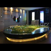 China Shenzhou Peninsula Architectural Model 1:500 Scale with 200cm × 100cm Display Size and Professional Lighting System for sale