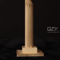 China 1:1000 Scale W Residences Dubai Architectural Model - Brass Construction with CNC Craftsmanship for sale
