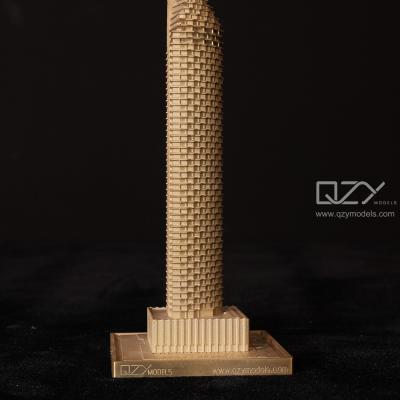 China 1:1000 Scale W Residences Dubai Architectural Model - Brass Construction with CNC Craftsmanship for sale