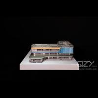 China LWK Design Clubhouse Architectural Model 1:100 Scale 200cm Display with UV Printing and CNC Craftsmanship for sale