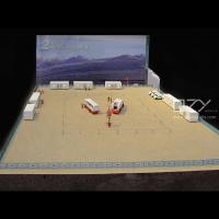 China 1:20 Scale Wireline Logging Site Model - 3x3 Meter Industrial Construction Display with 3D Printing for sale
