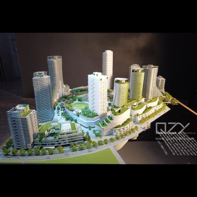 China Laser Cut Architectural Landscape Model 1/300 Vancouver Oakridge West Bank for sale