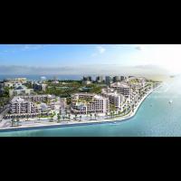 China HandCraft Scale 3D Print Architectural Model Doha Les Vagues Residence 1/250 with LED Lighting and Professional Display Options for sale