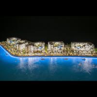 China HandCraft Scale 3D Print Architectural Model Doha Les Vagues Residence 1/250 with LED Lighting and Professional Display Options for sale