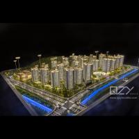China 1:250 Real Estate Scale Architectural Model Hengqin New Neighbourhood 3D Printed for sale