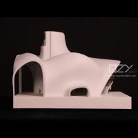 China 1:50 Scale Lucas Museum Architectural Model by MAD Architects - 3D Printed Structural Section Display for sale