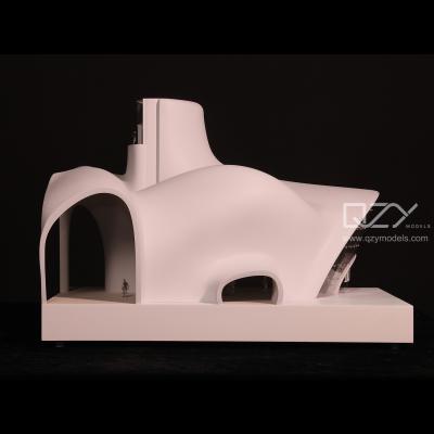 China 1:50 Scale Lucas Museum Architectural Model by MAD Architects - 3D Printed Structural Section Display for sale