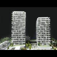 China 1:150 Scale BO 52 Illuminated Architectural Model with Laser Cutting for BYMARO Morocco - 2.5m x 2.2m Base for sale