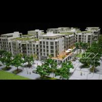 China Small Morocco EAGLE HILLS Architectural Model Making Supplies 1/200 Rabat Square for sale