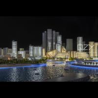 China Colombo Port City 1:1250 Scale Architectural Model - 200cm x 100cm Display with ABS & Metal Construction for sale