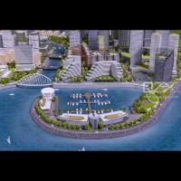 China Colombo Port City 1:1250 Scale Architectural Model - 200cm x 100cm Display with ABS & Metal Construction for sale