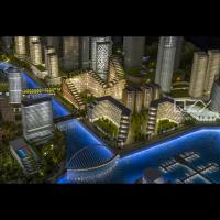 China Colombo Port City 1:1250 Scale Architectural Model - 200cm x 100cm Display with ABS & Metal Construction for sale
